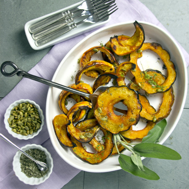 Roasted Squash with Smoked Paprika, Maple Syrup and Sage Salt - Salt ...