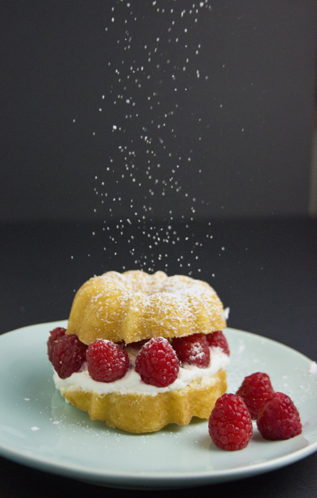 Raspberry Coconut Cornmeal Shortcake - Salt and Serenity