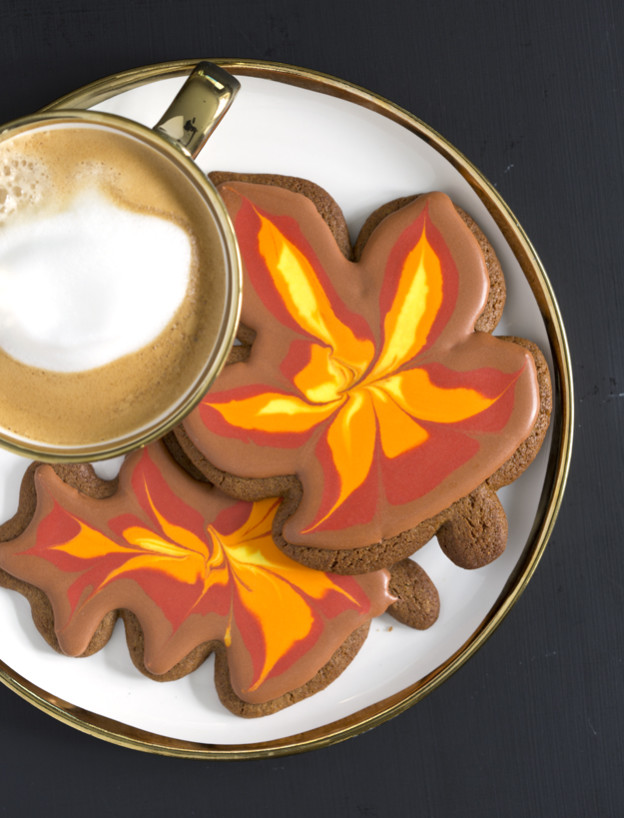 Gingerbread Autumn Leaves (Gluten-Free) - Salt and Serenity