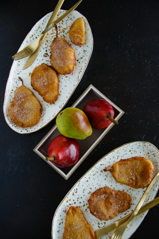 Pear Fritters - Salt and Serenity