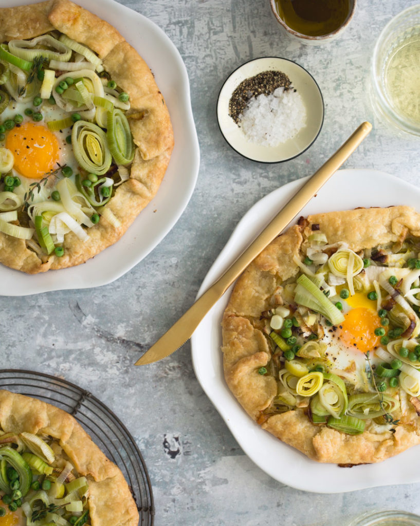 Spring Leek Galette - Salt and Serenity