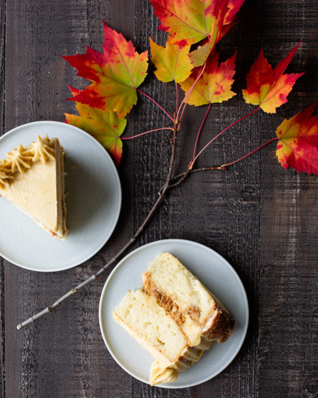 Maple Crunch Birthday Cake - Salt and Serenity