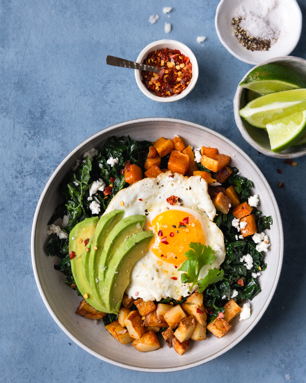 Hearty Kale Dinner Bowl | Salt and Serenity