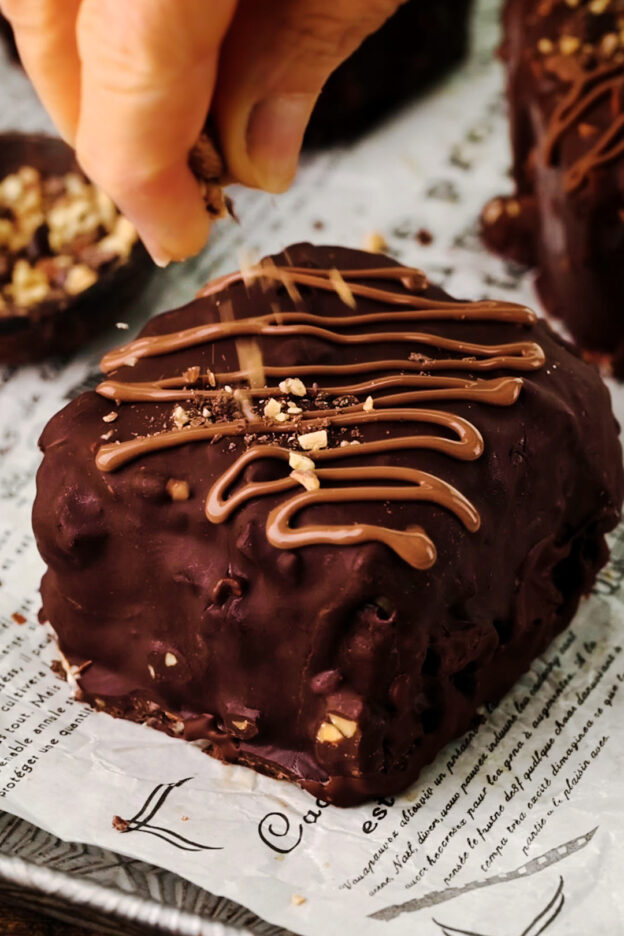Coffee Crunch Ice Cream Bars - Salt and Serenity