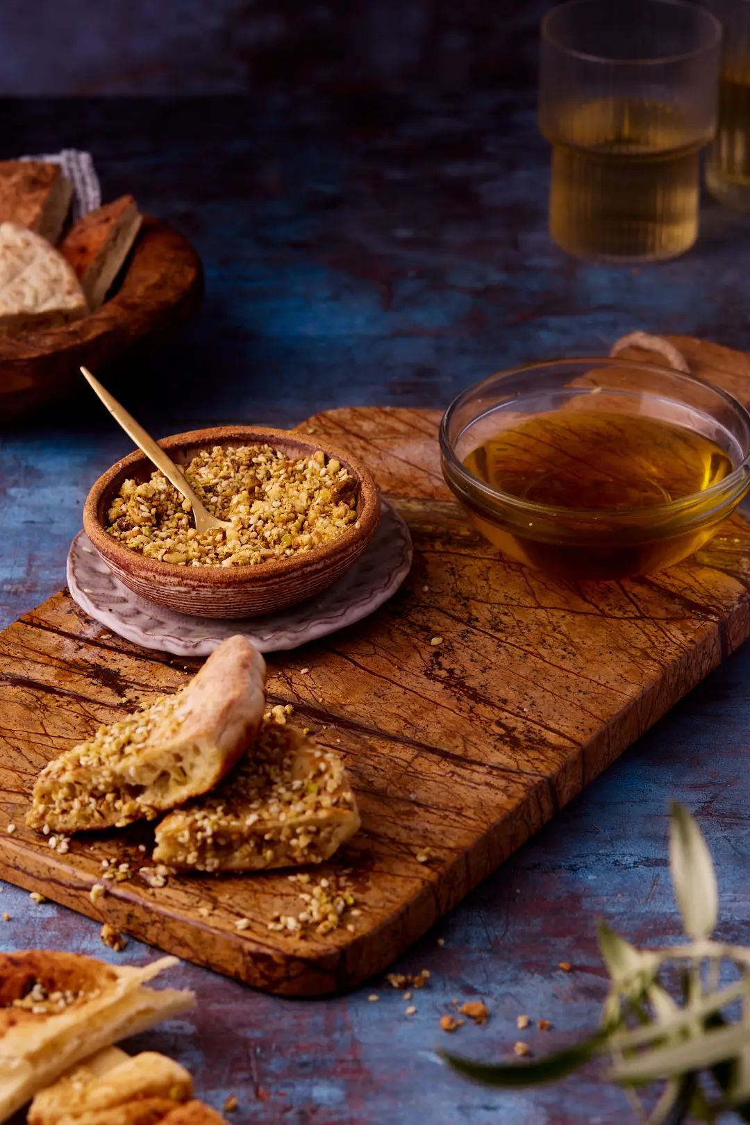 Pita and Dukkah - Salt and Serenity